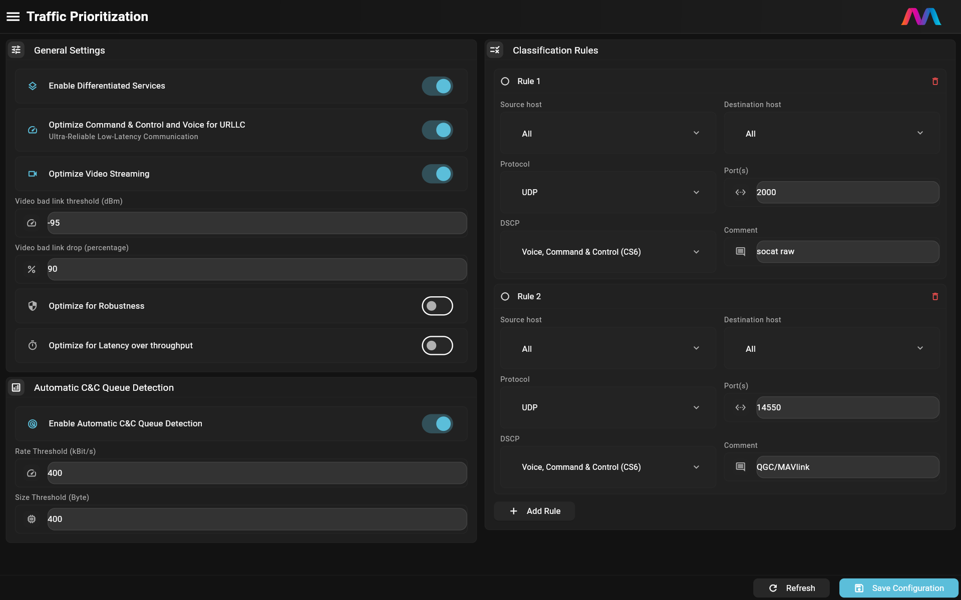 Low Latency C&C and Video Streaming Guide
