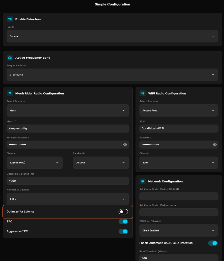 Low Latency C&C and Video Streaming Guide