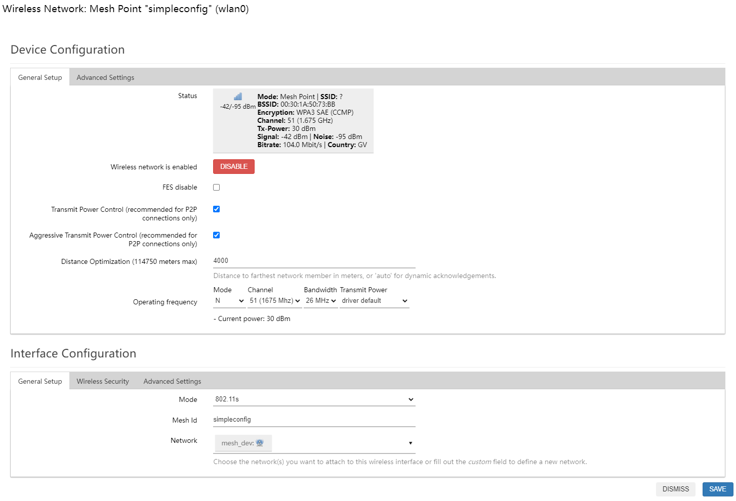 Chapter 5: Advanced Radio Configuration